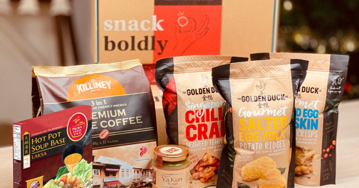 Celebrate Christmas with The Golden Duck’s snack box that features ...