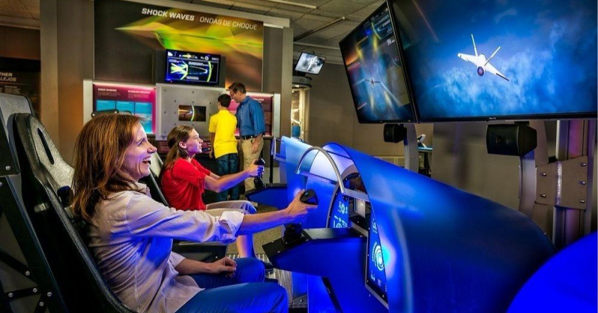 WATCH: Fighter-jet racing and more at this new interactive aerospace ...