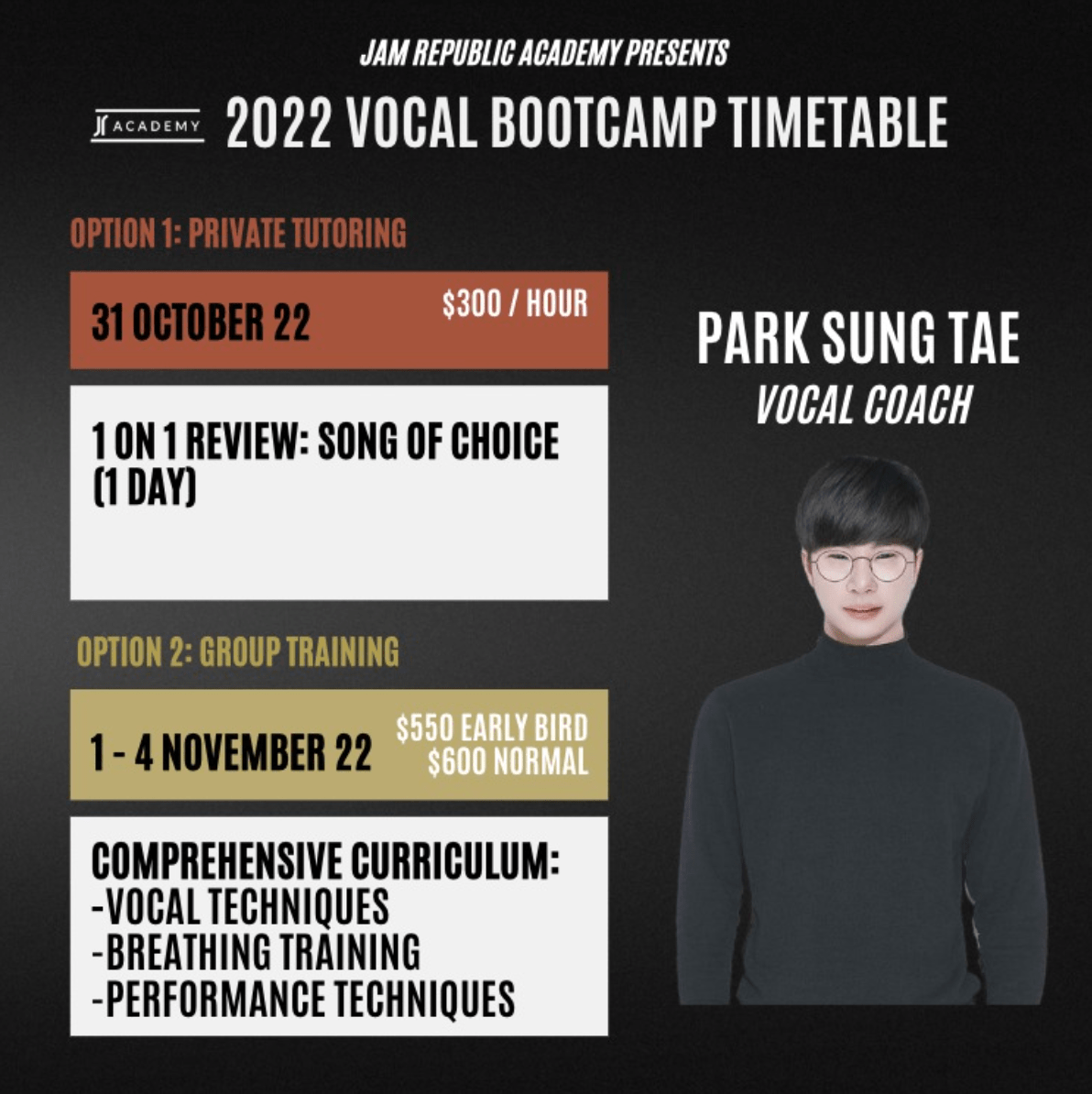 Jam Republic Academy launches 5-day boot camp with YGX - SG Magazine