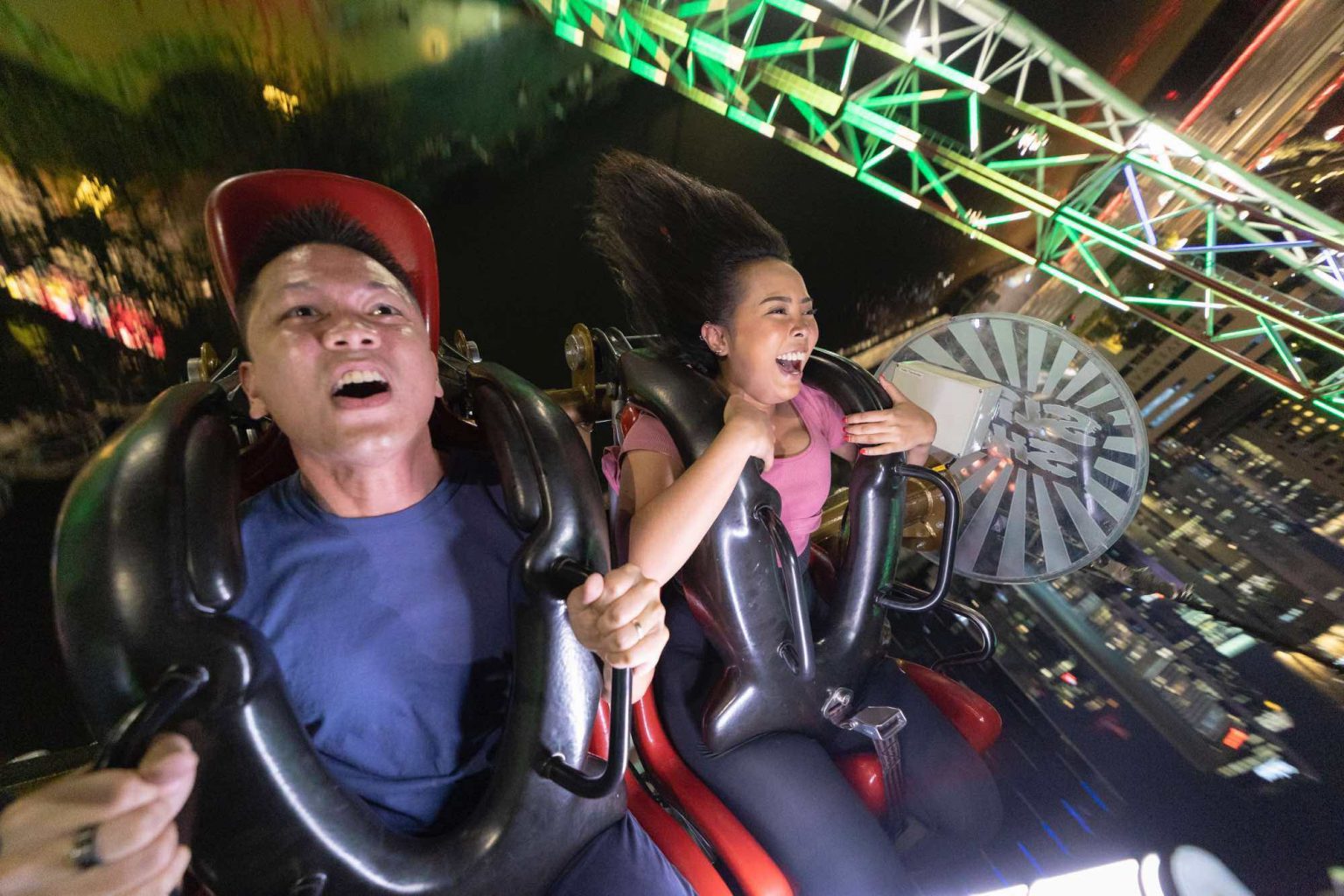 Asia’s tallest slingshot gives thrill-seekers a boost of adrenaline at ...