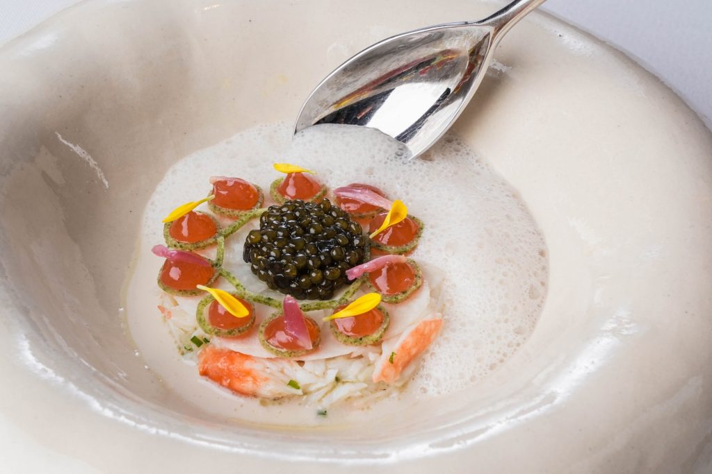 Fine-dining restaurant Caviar showcases the finest winter ingredients ...