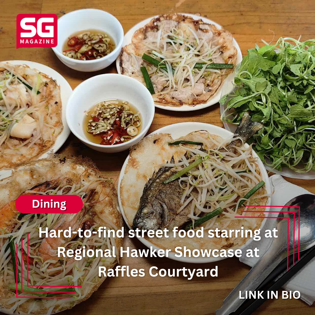 Street food at raffles courtyard - SG Magazine