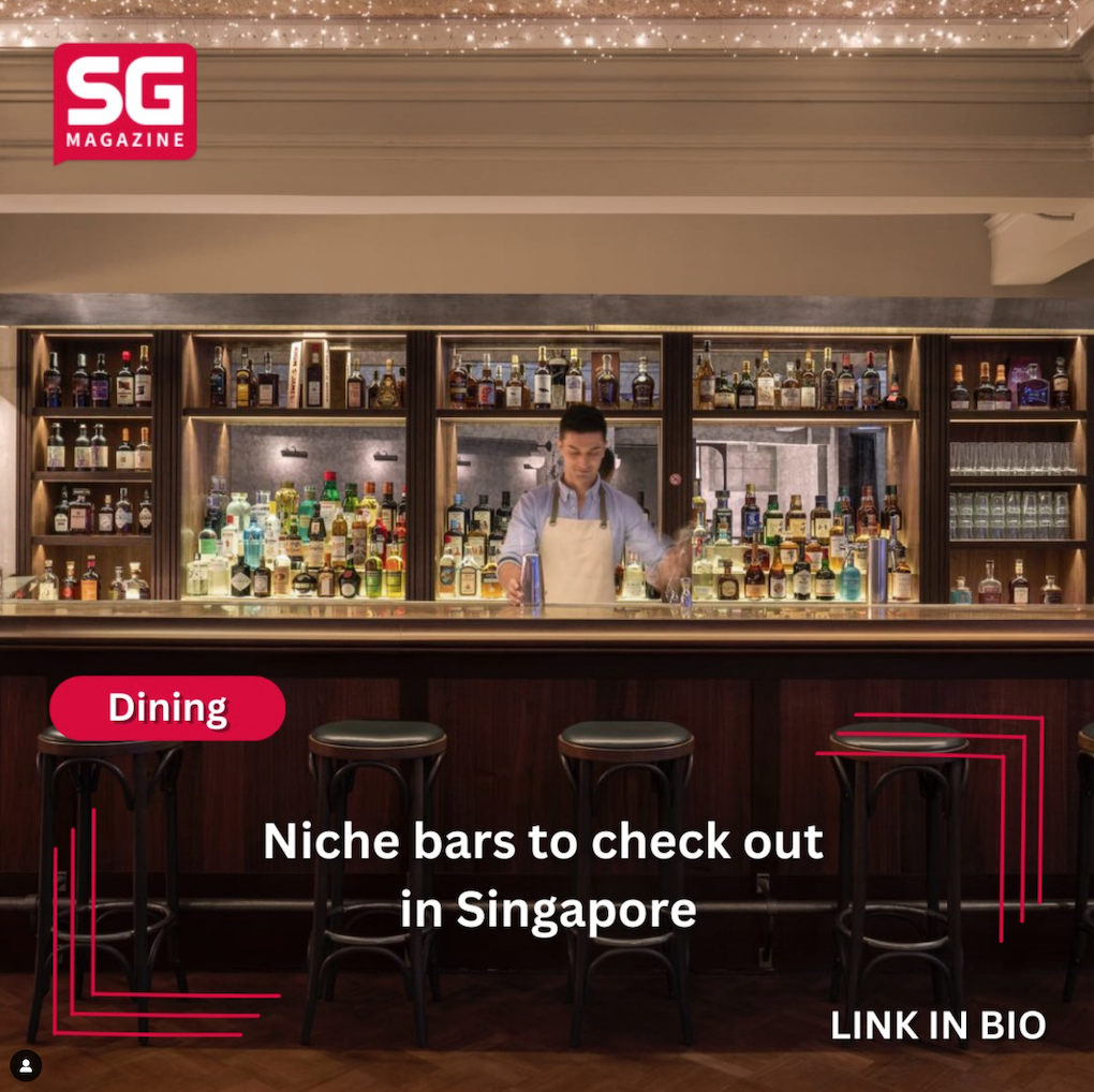 Niche bars to check out in Singapore - SG Magazine