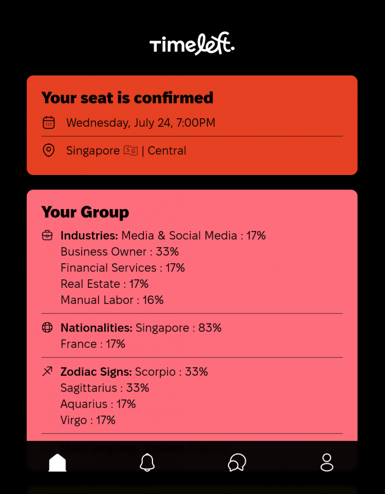 I had dinner with strangers using Timeleft app. It might be the cure ...