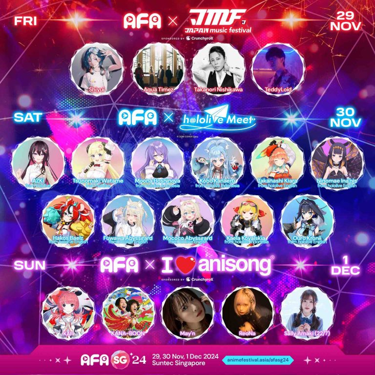 Anime Festival Asia Singapore 2024 is back with more cosplay, games and ...